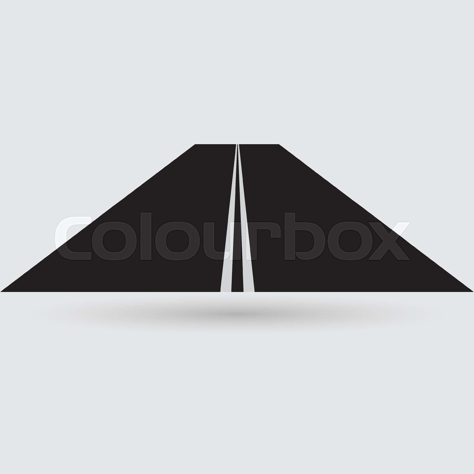 Road icon | Stock vector | Colourbox