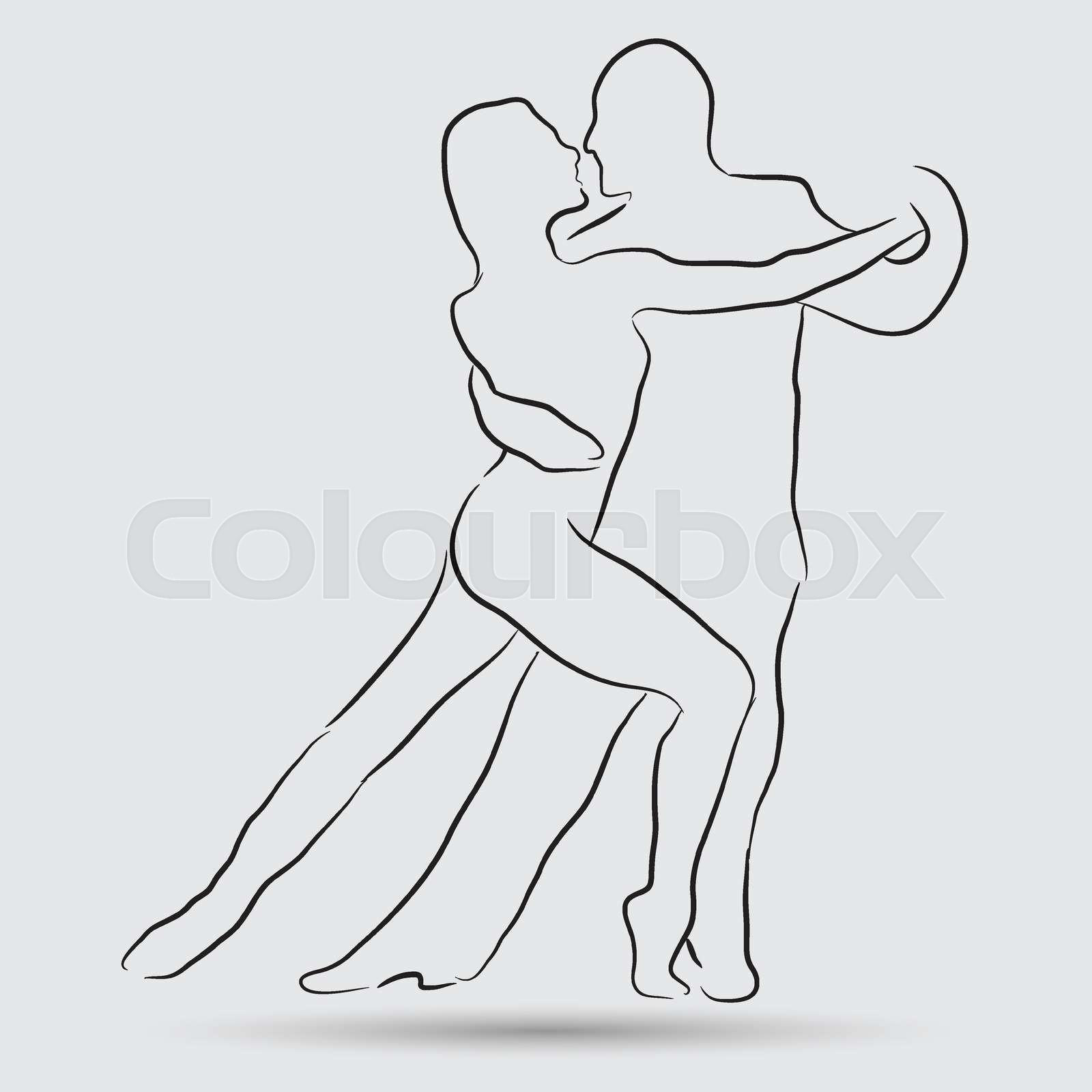par, dans, danser | Stock vektor | Colourbox