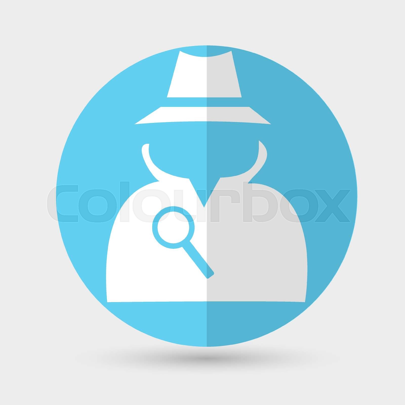 spy icon | Stock vector | Colourbox