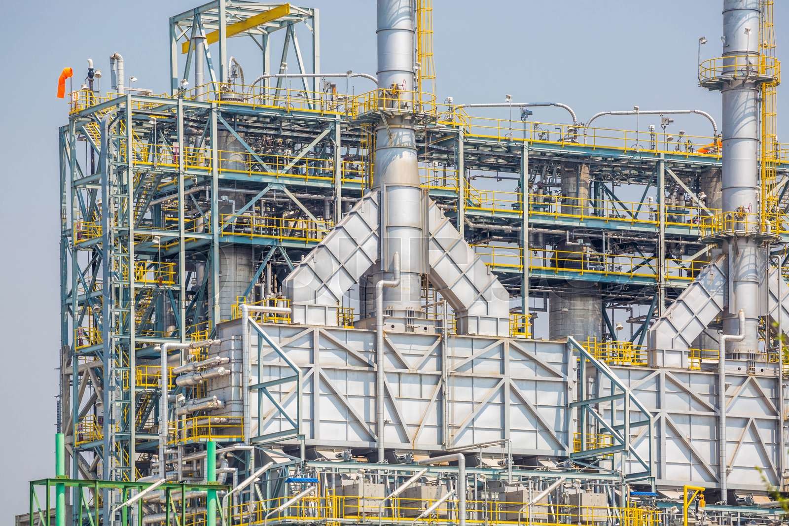 Refinery structure | Stock image | Colourbox