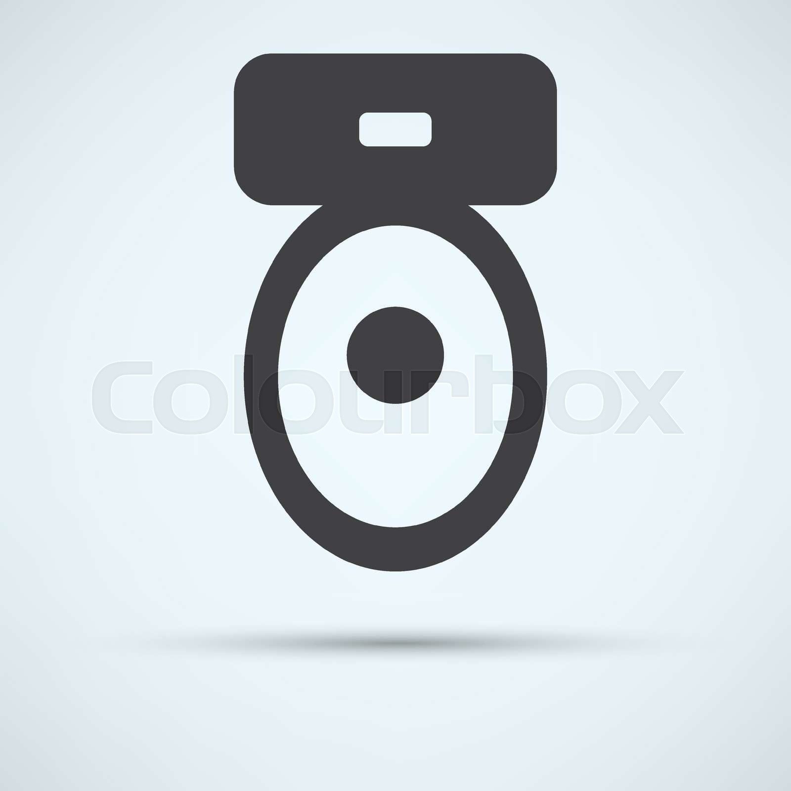 Toilet symbol | Stock vector | Colourbox