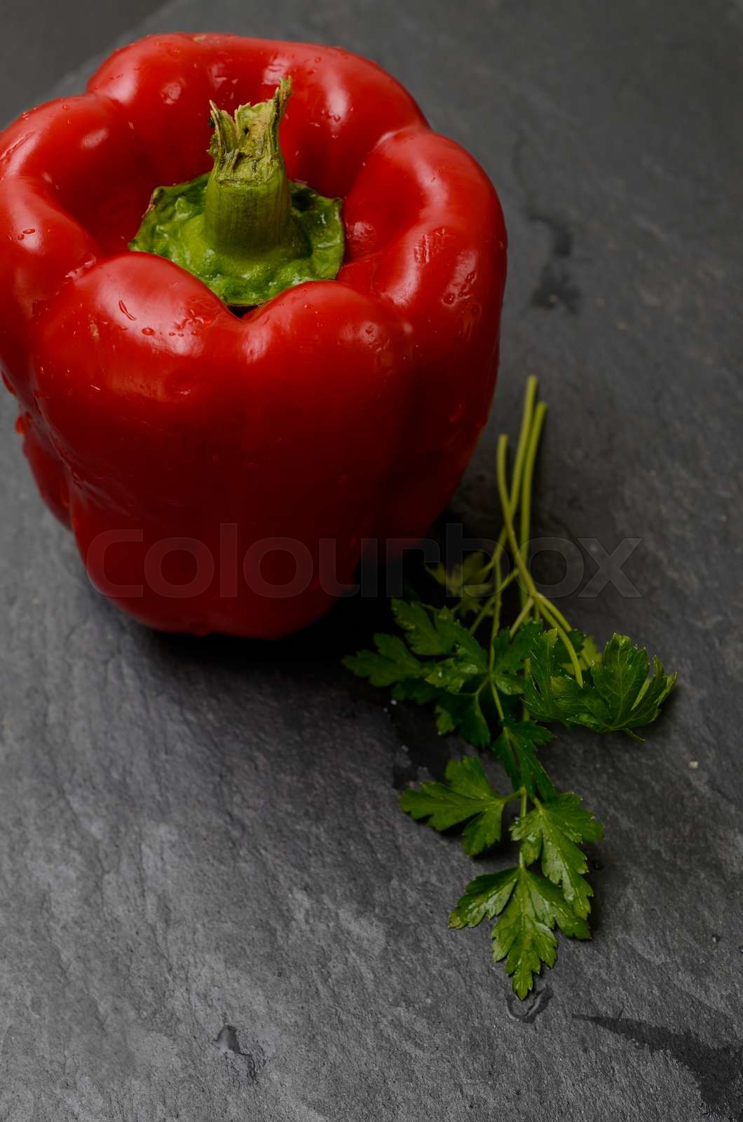 Red paprika | Stock image | Colourbox