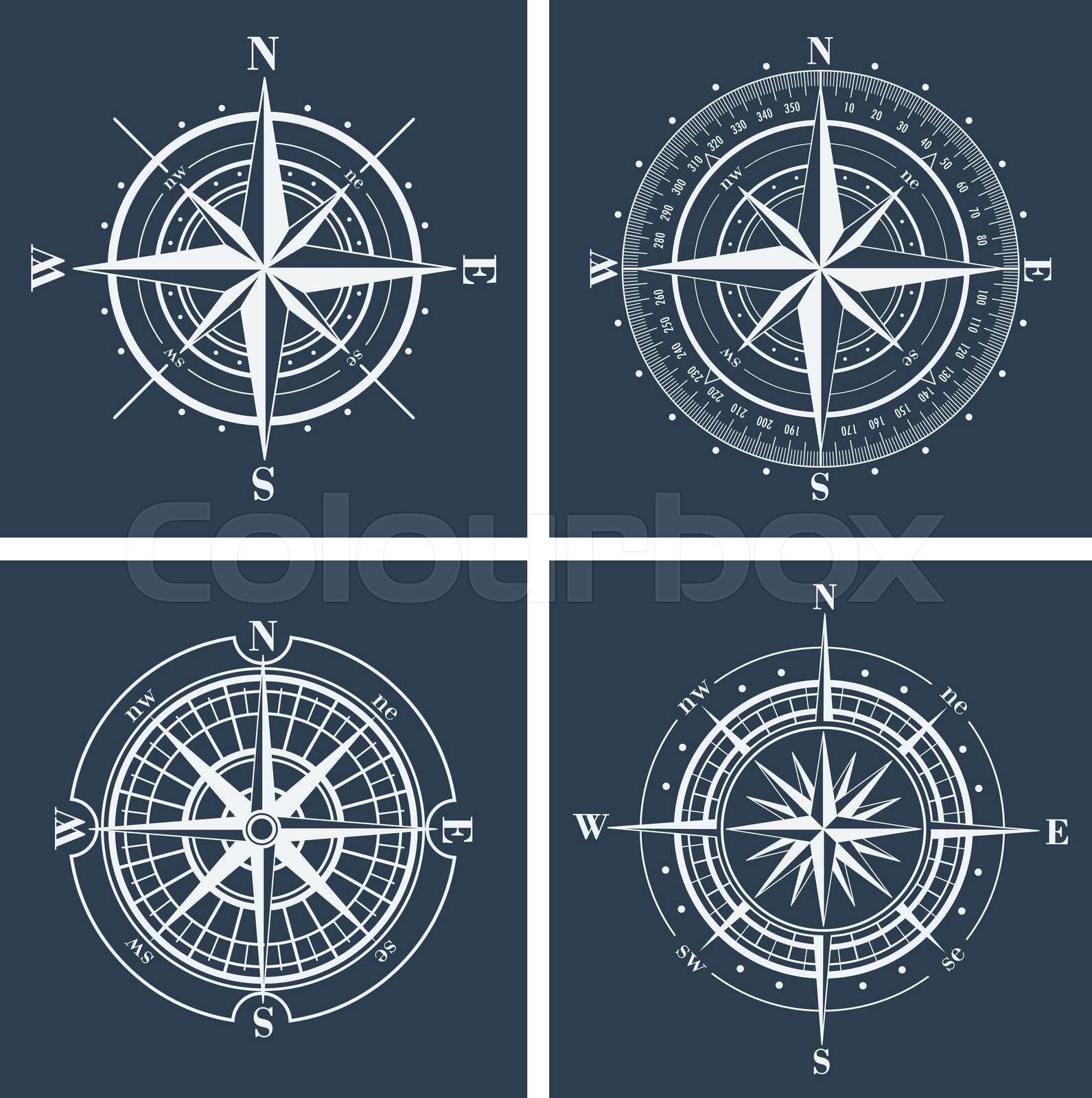 stern, nord, icon | Stock-Vektor | Colourbox