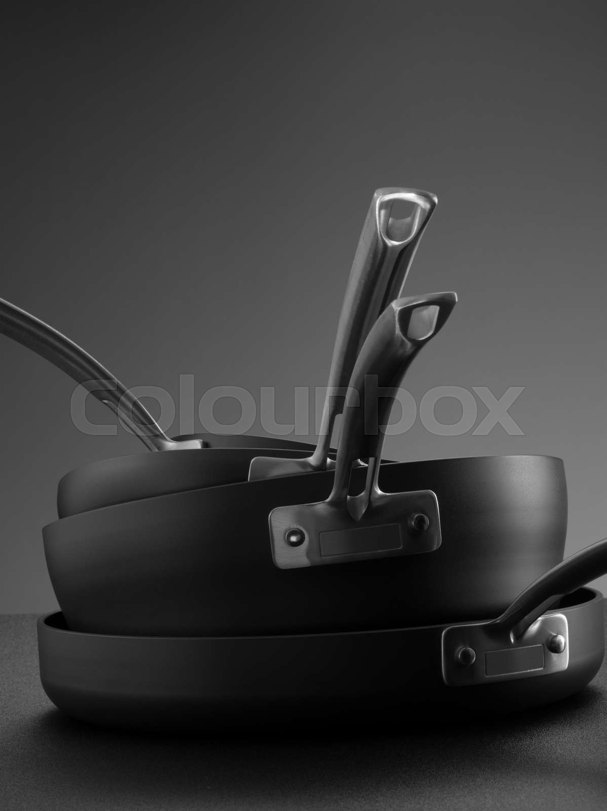 pans set | Stock image | Colourbox