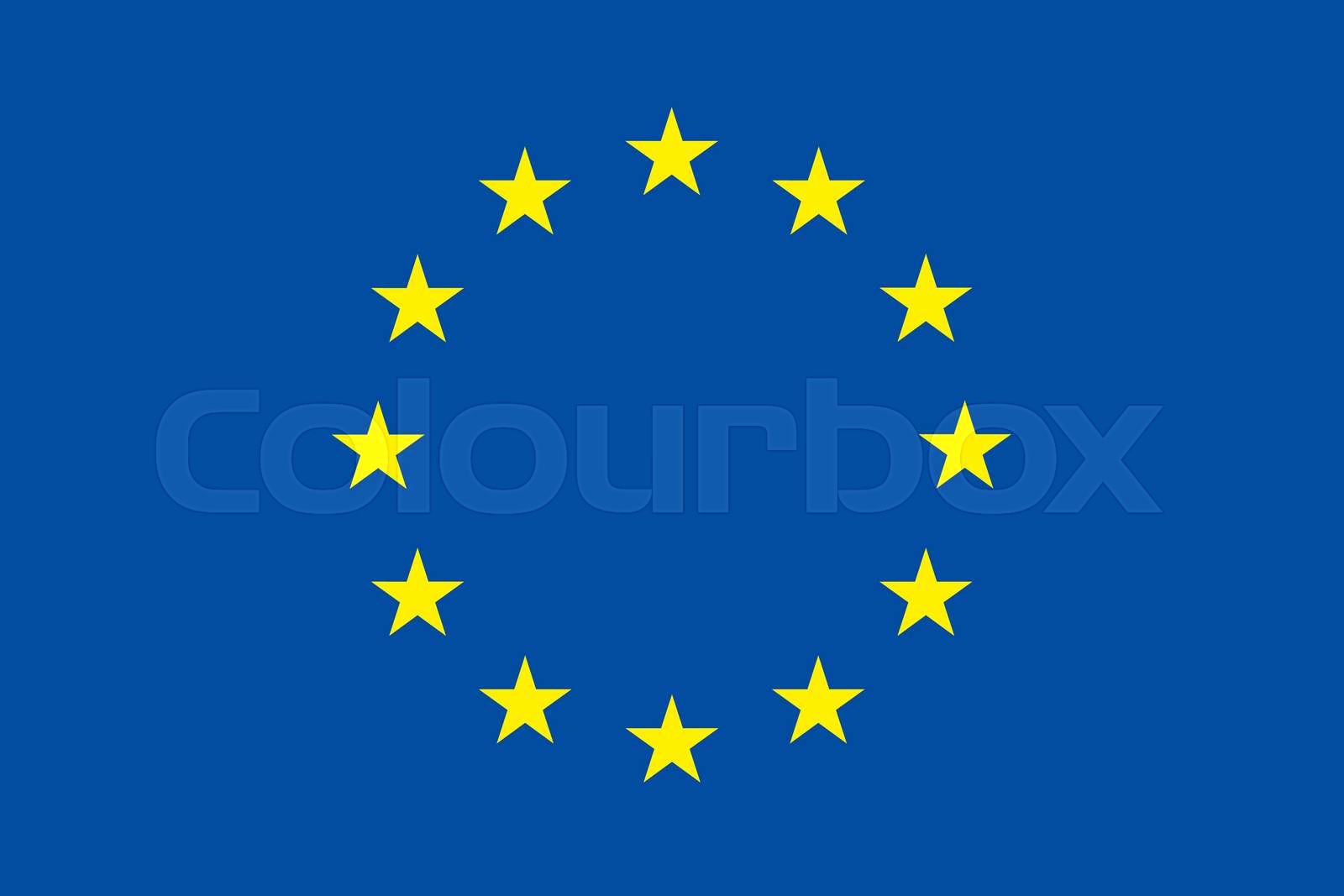 European union flag. Original proportion and colors. EU symbol | Stock ...