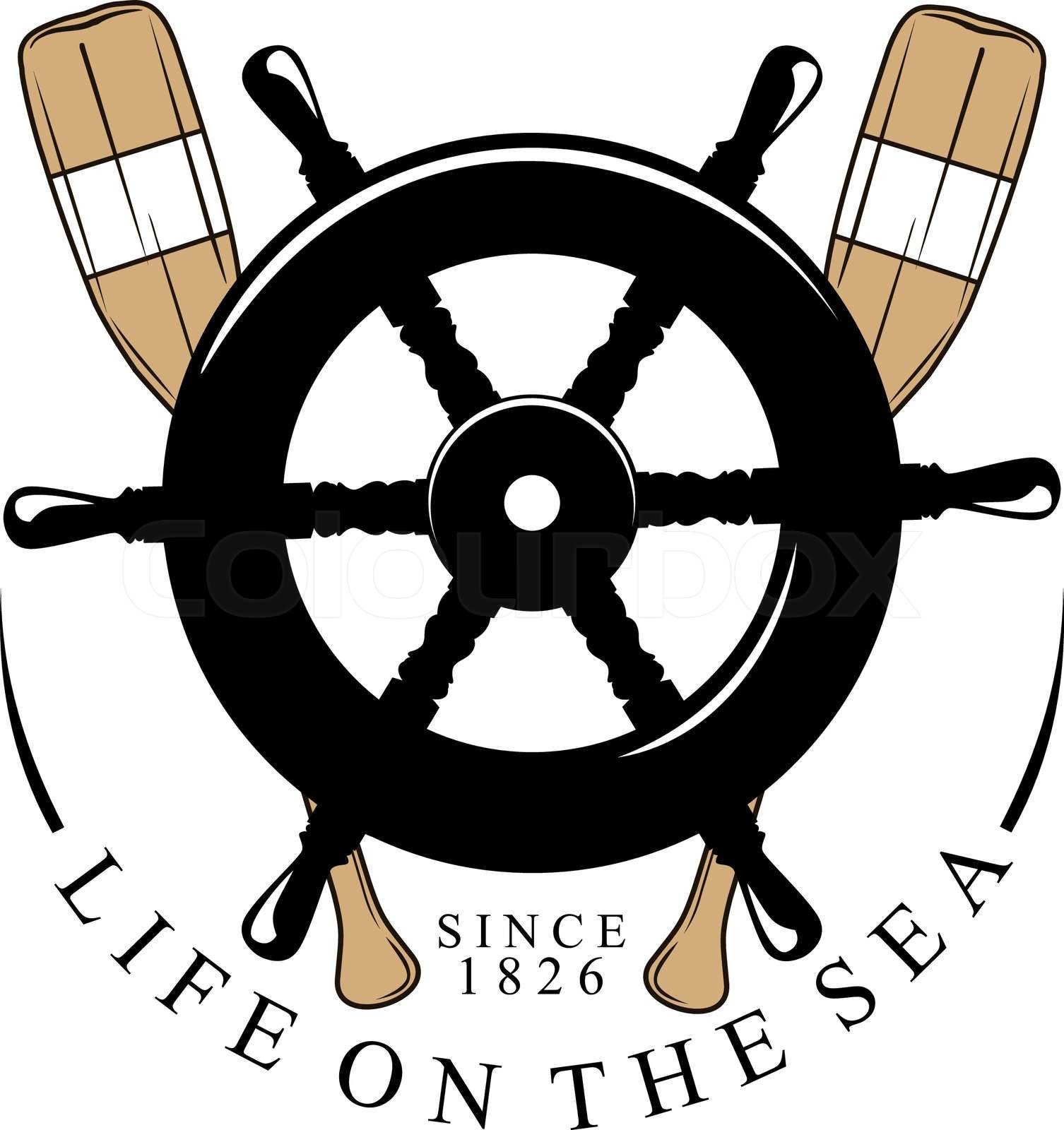 HELM SHIP | Stock vector | Colourbox