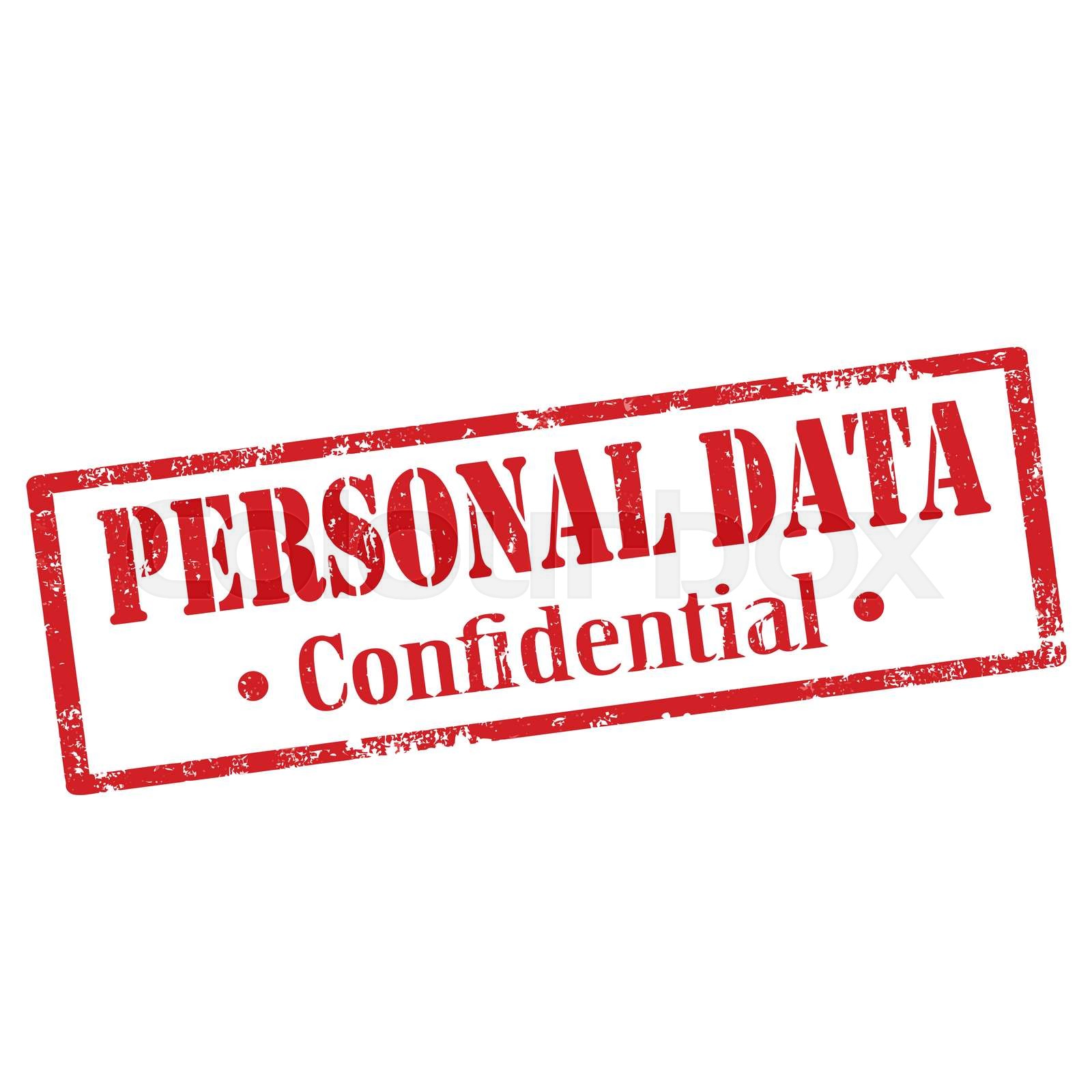 Personal Data | Stock vector | Colourbox