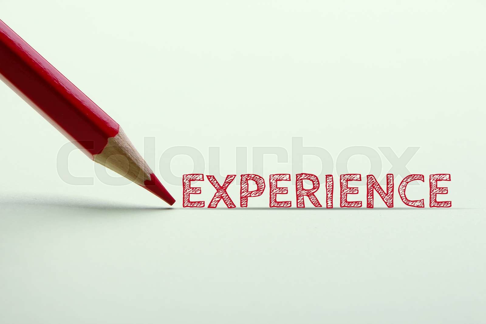 Experience | Stock image | Colourbox
