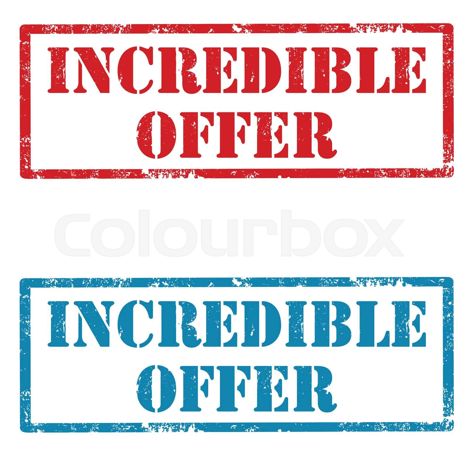 Incredible Offer | Stock vector | Colourbox
