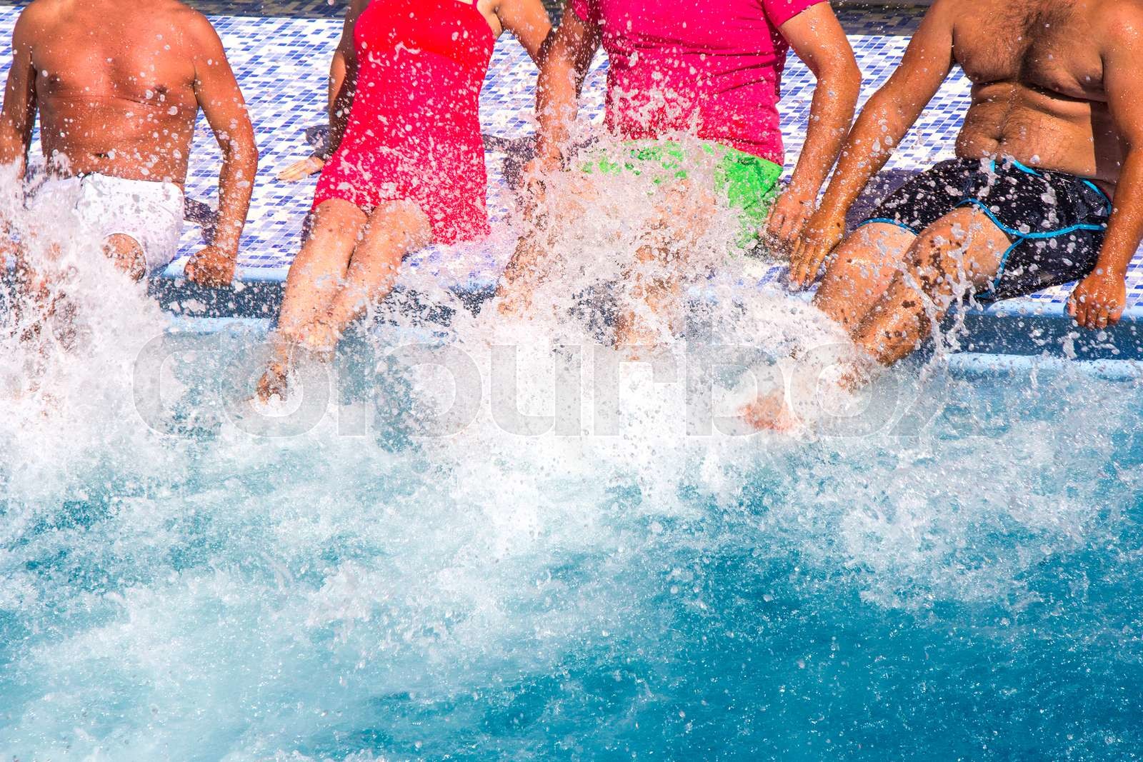 Fun in the pool | Stock image | Colourbox