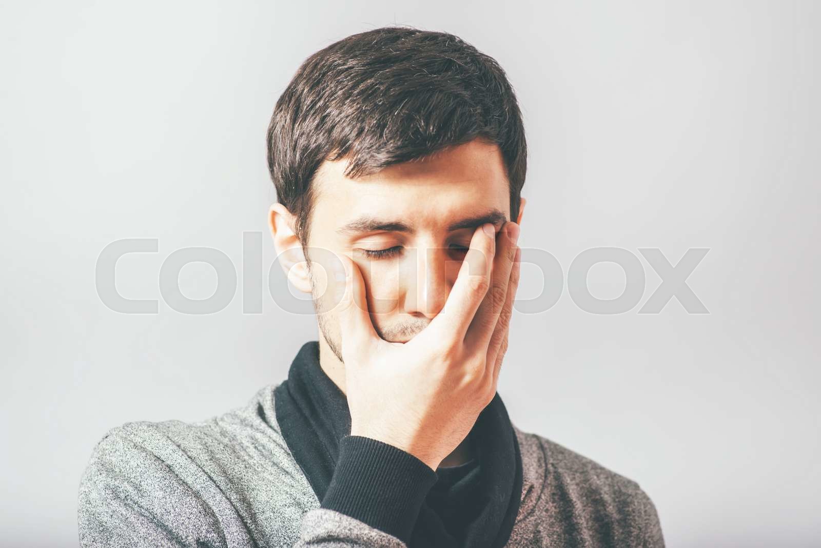man in despair | Stock image | Colourbox