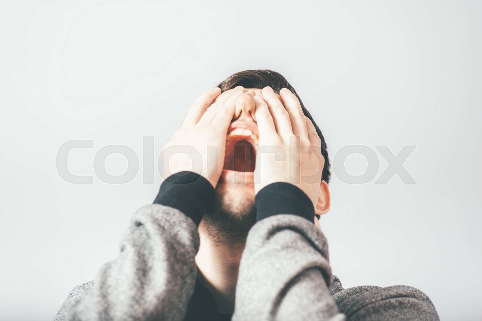 man in despair | Stock image | Colourbox