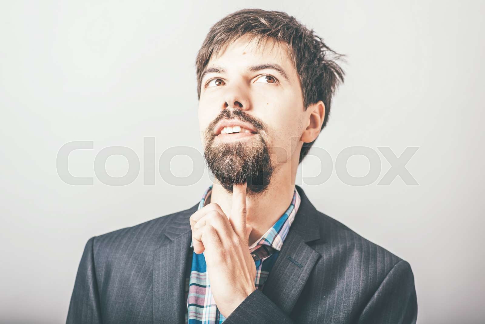 businessman remembers something | Stock image | Colourbox