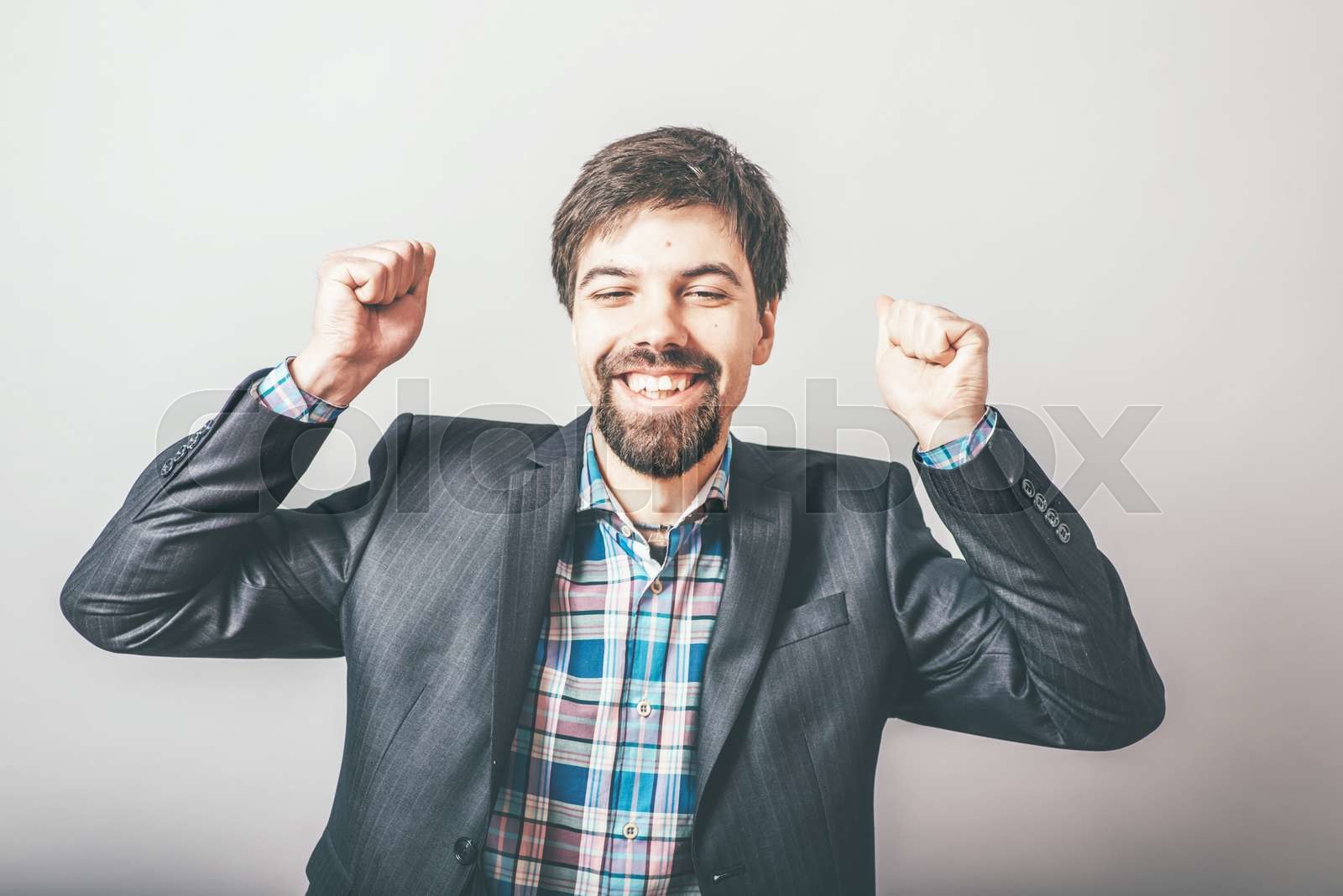 a man happy | Stock image | Colourbox