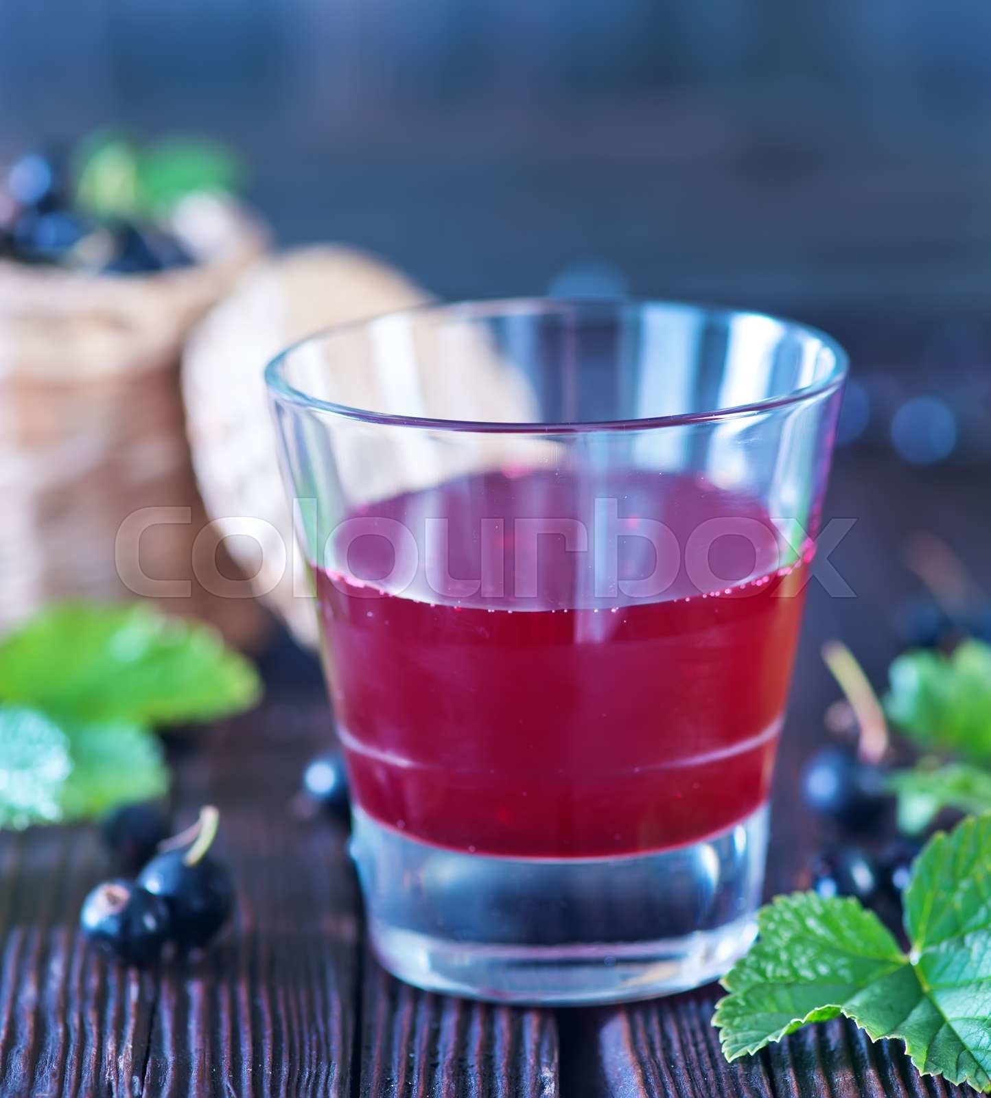black currant juice | Stock image | Colourbox