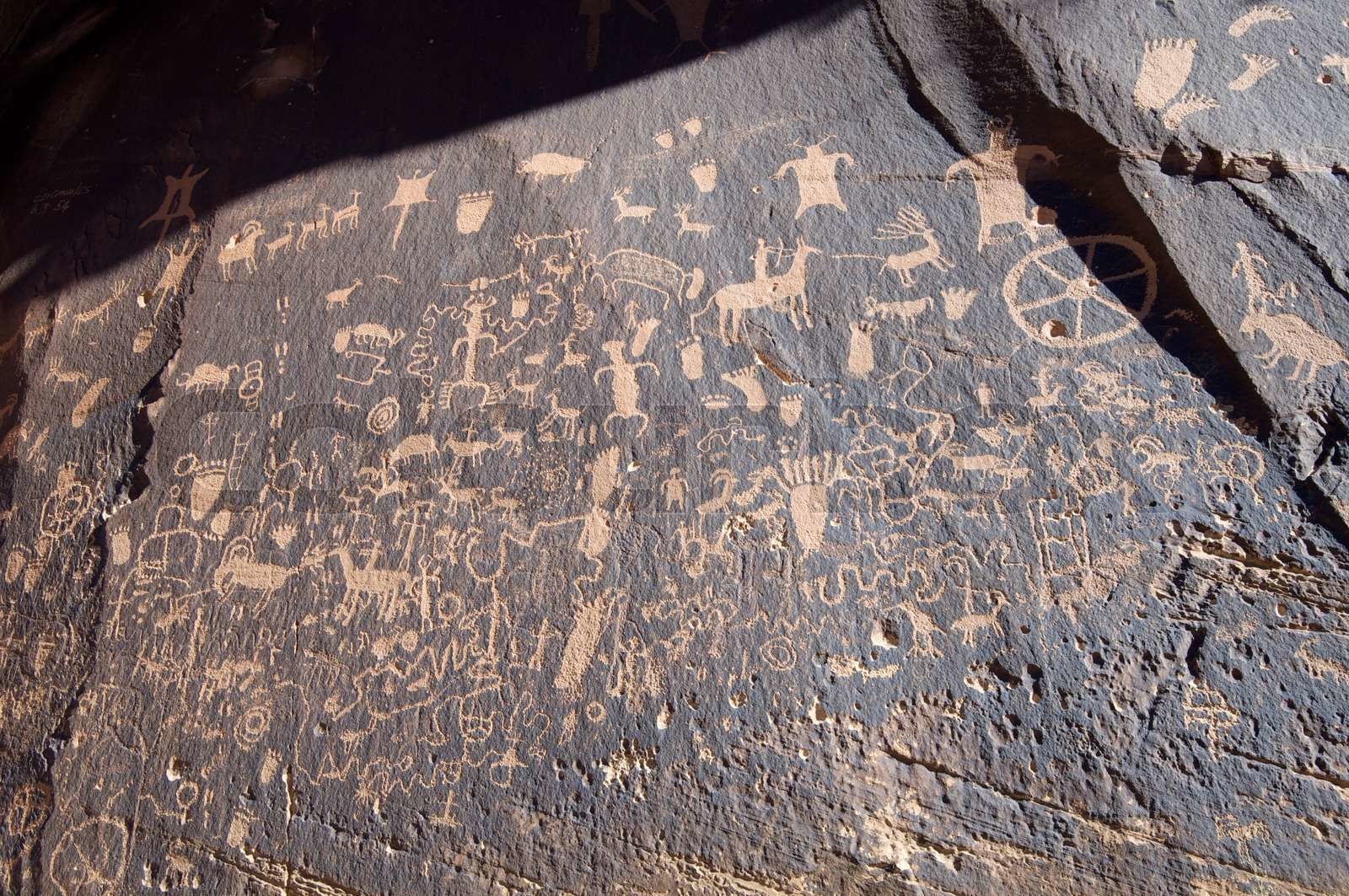 Indian petroglyph | Stock image | Colourbox
