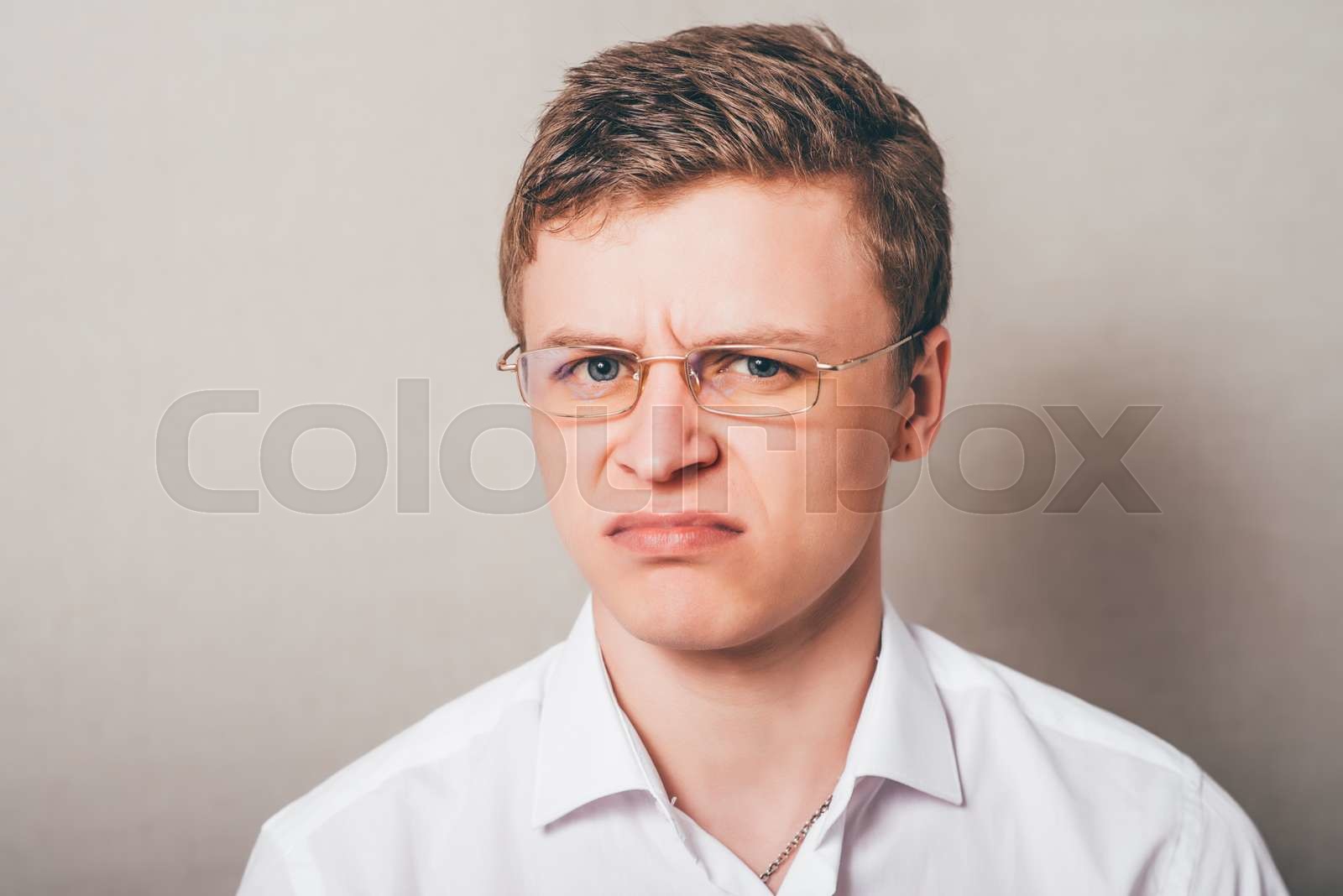 resentful man | Stock image | Colourbox