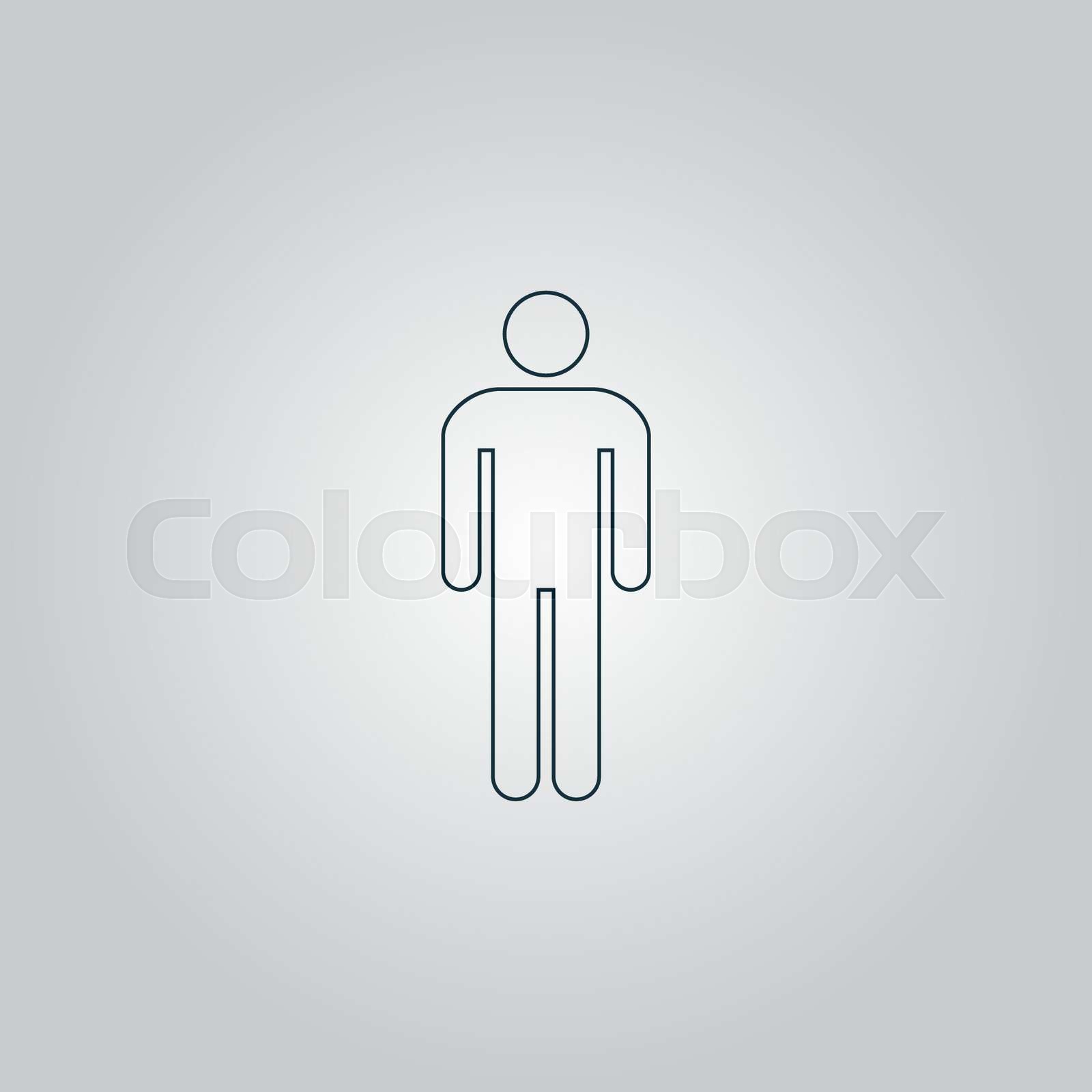 Man icon | Stock vector | Colourbox