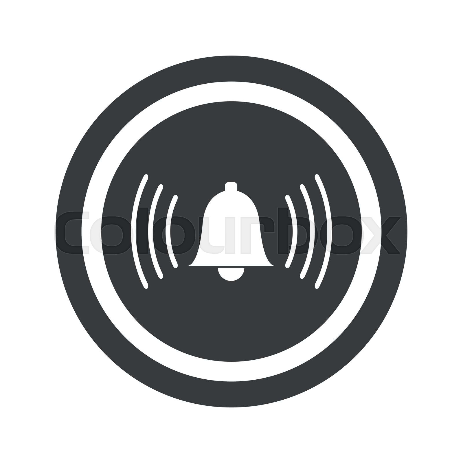 vektor, icon, glocke | Stock-Vektor | Colourbox