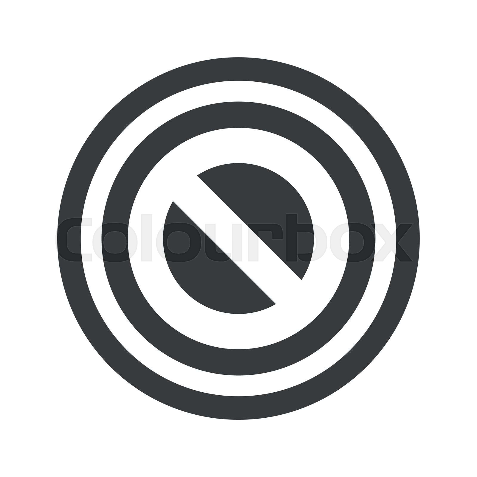 vektor, icon, nein | Stock-Vektor | Colourbox