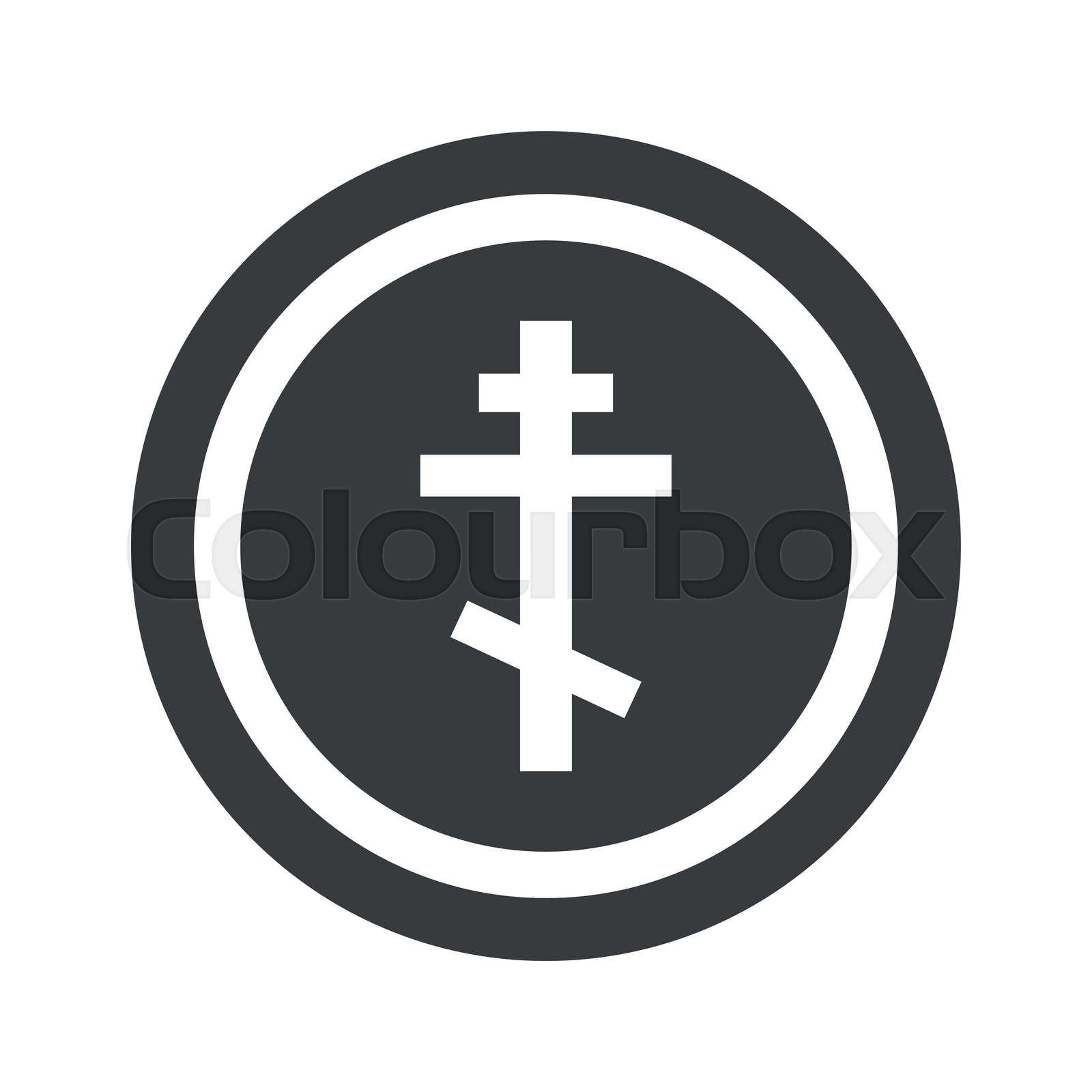 vektor, icon, kreuz | Stock-Vektor | Colourbox
