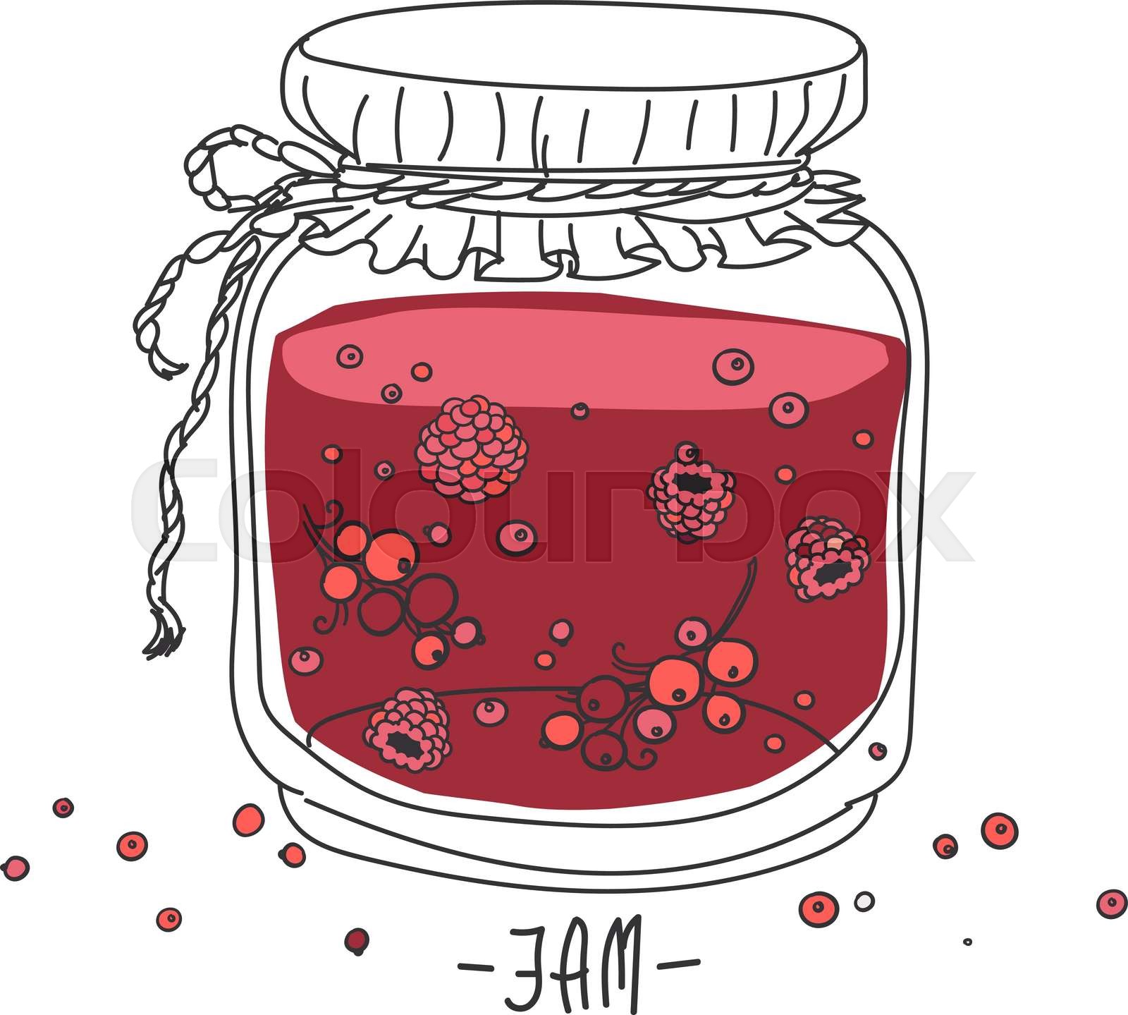 Jelly Jar Clipart