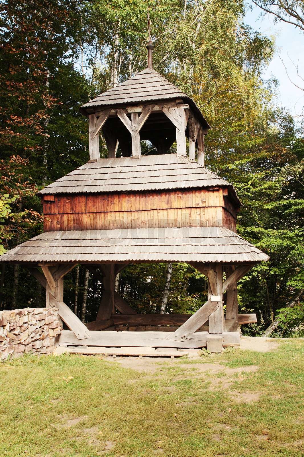 Old wooden chapel | Stock image | Colourbox