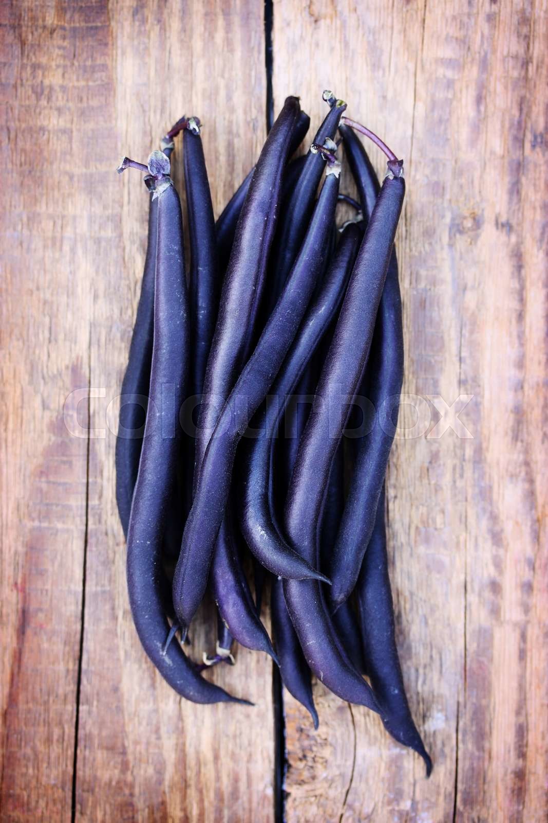 Blue asparagus beans | Stock image | Colourbox