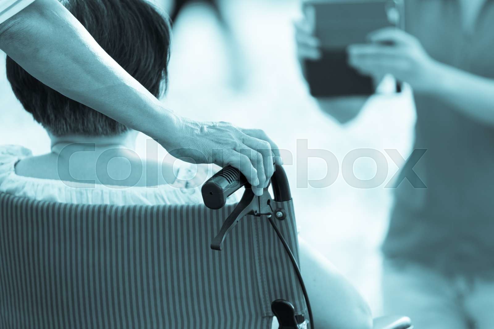 wheelchair cripple | Stock image | Colourbox