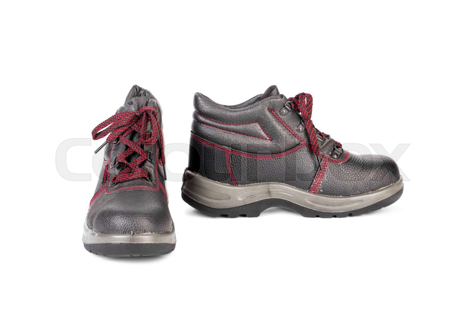 Front and back of boots. | Stock image | Colourbox