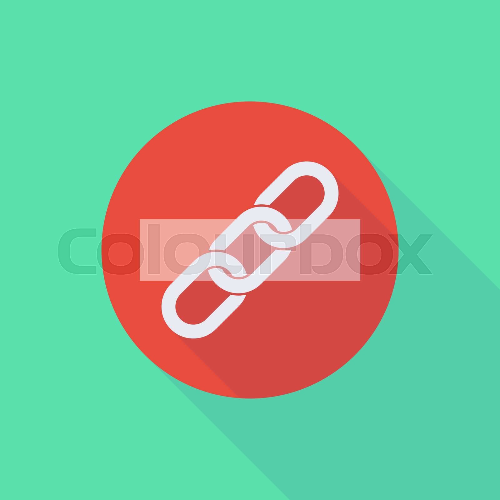 Long shadow do not enter icon with a chain | Stock vector | Colourbox Long shadow do not enter icon with a chain | Stock vector | Colourbox