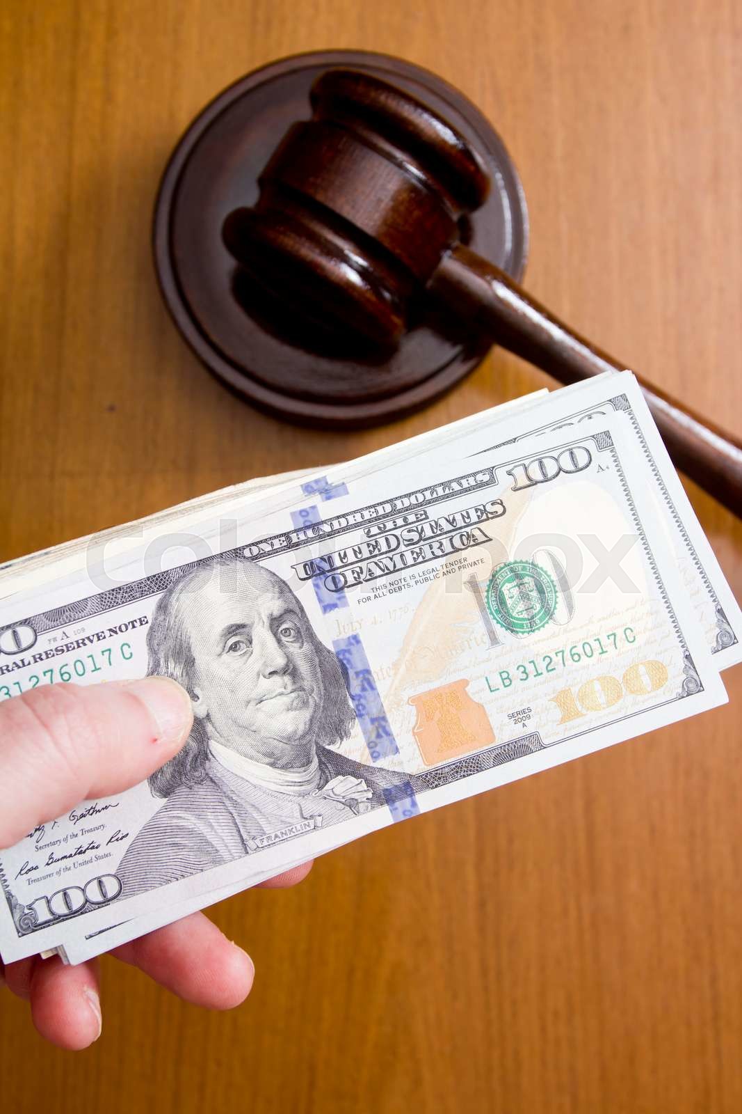 Symbol of the corruption of power | Stock image | Colourbox