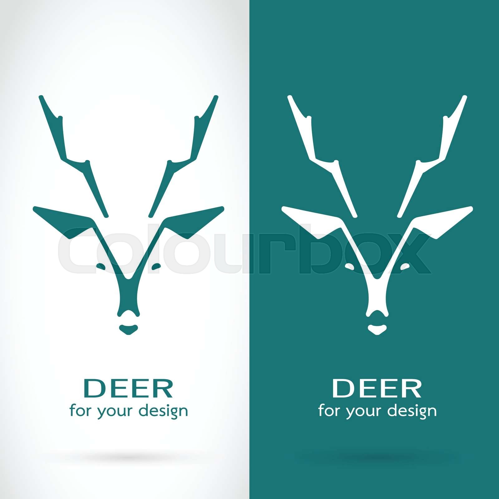 elch, logo, geiß | Stock-Vektor | Colourbox