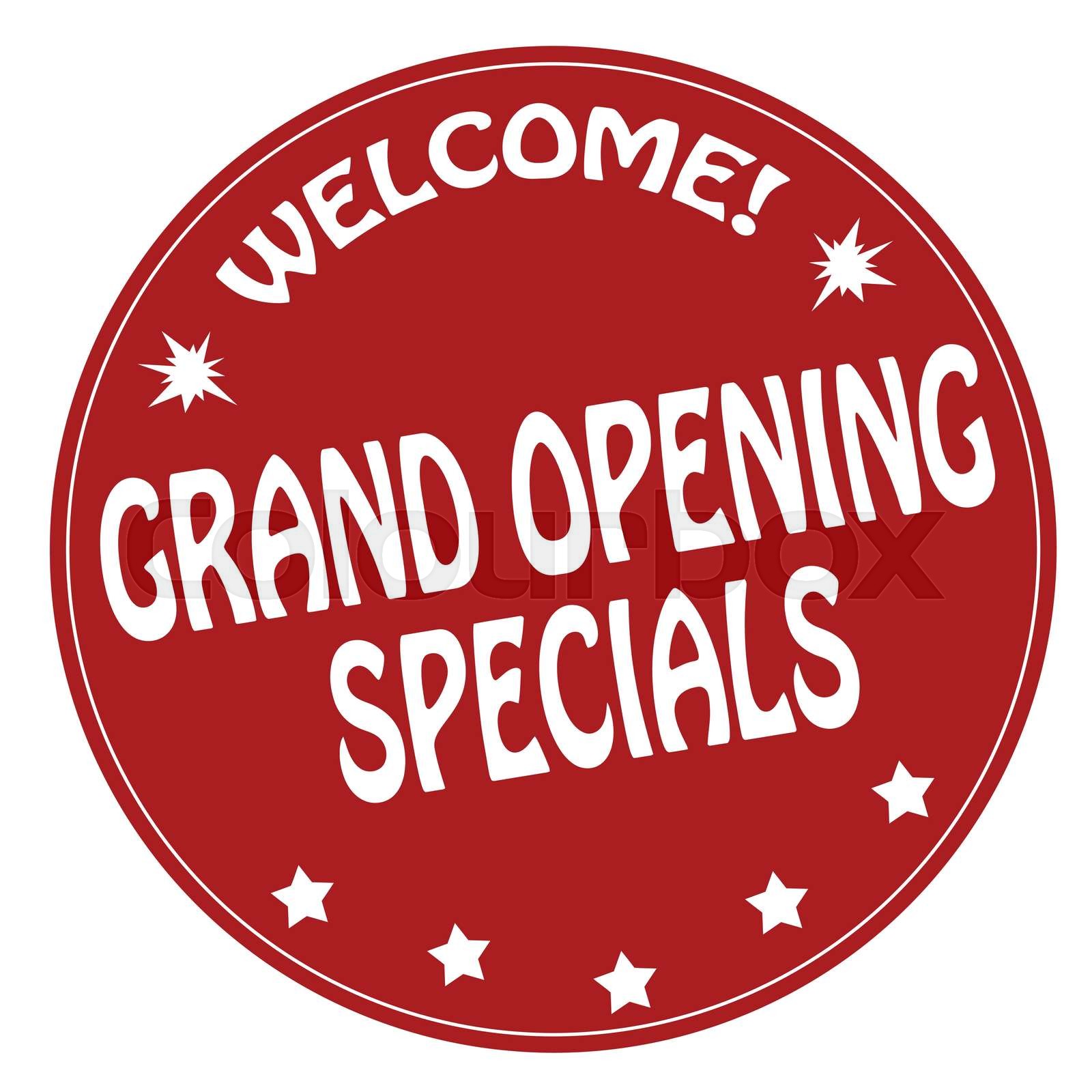 Grand Opening Specials | Stock vector | Colourbox