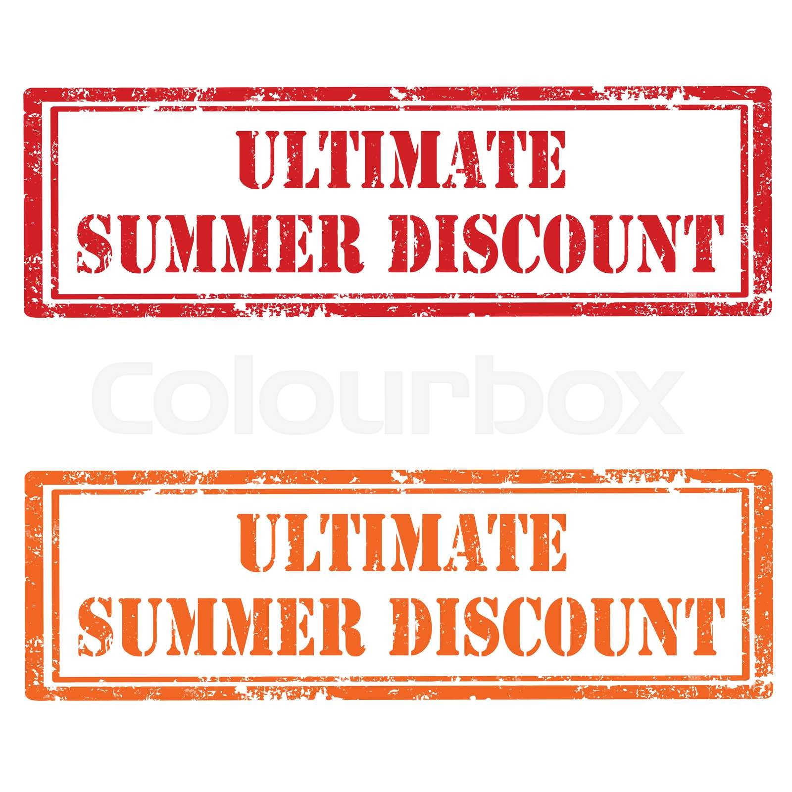 Ultimate Summer Discount Stock Vector Colourbox