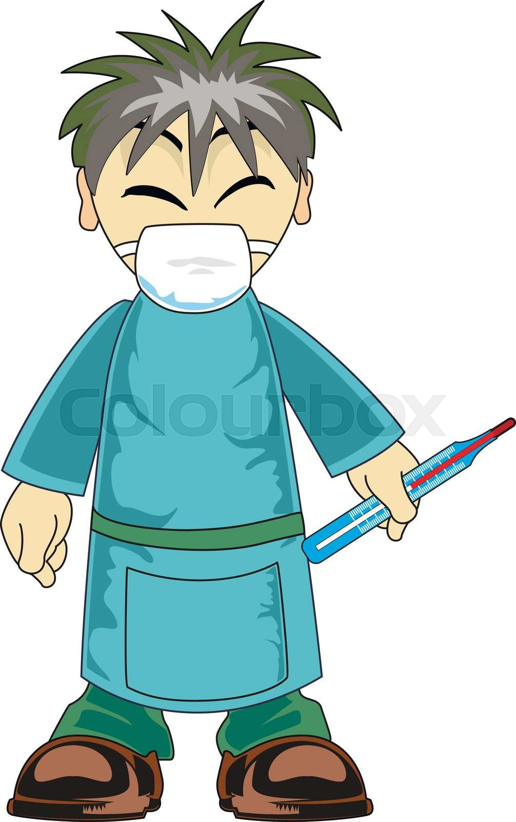 Asian Doctor | Stock vector | Colourbox