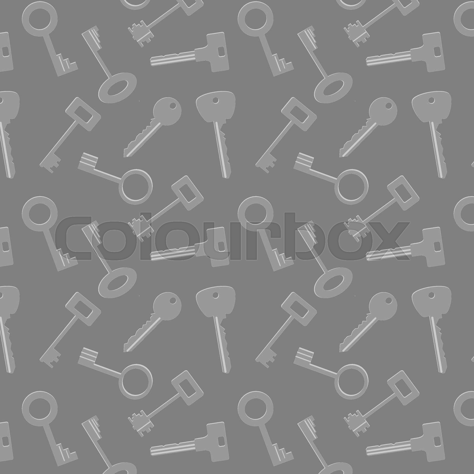 Seamless pattern keys | Stock vector | Colourbox