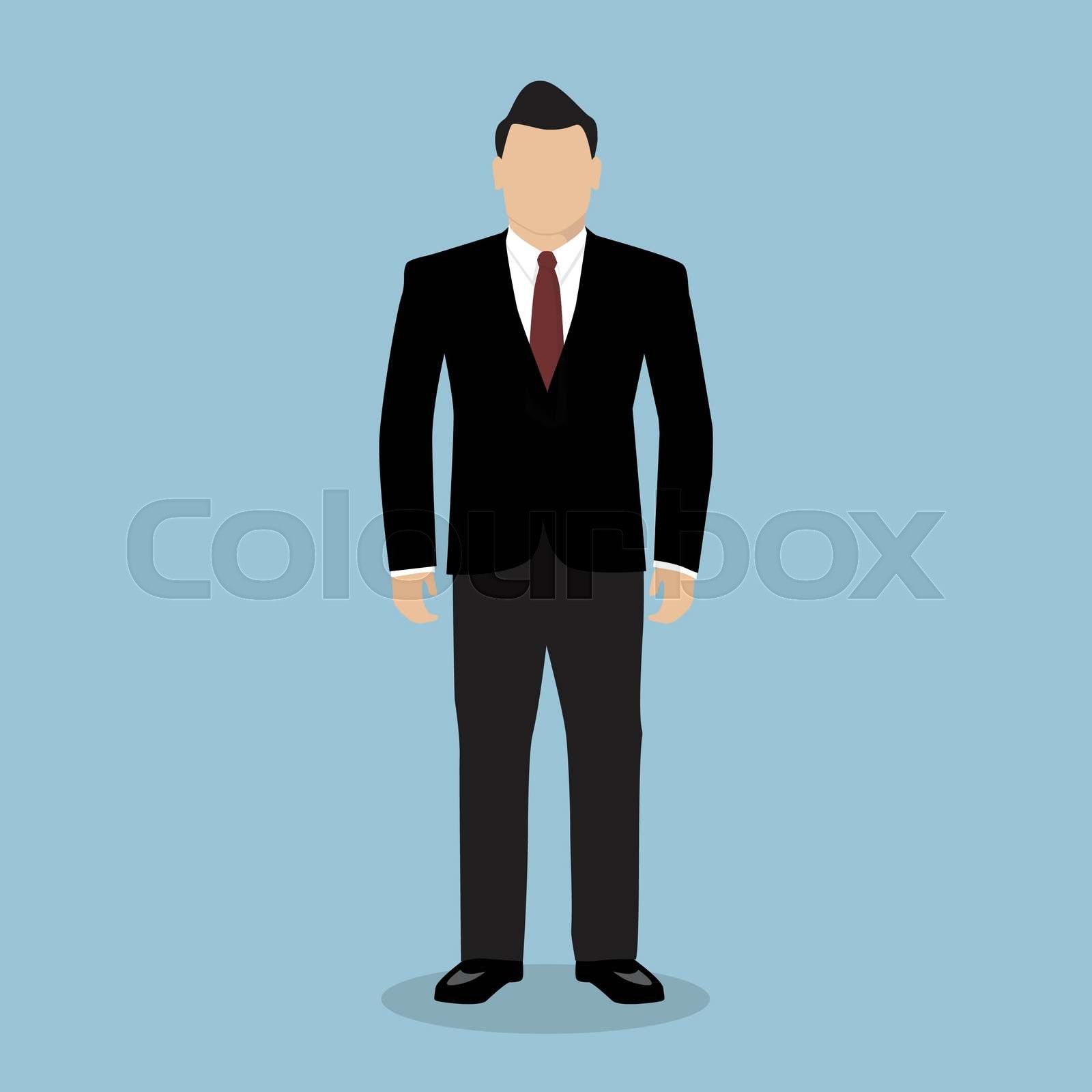 Business Man in Suit. | Stock vector | Colourbox