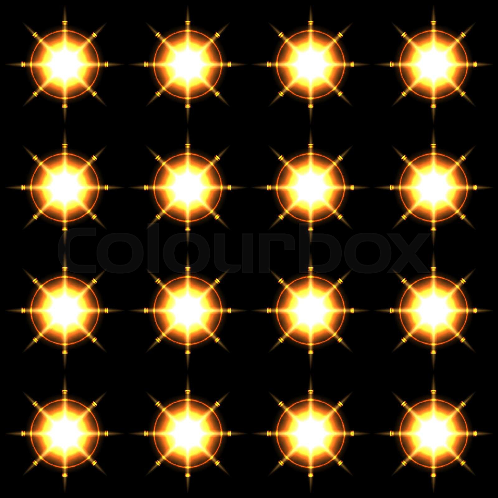 Element blue light with lens effect set. | Stock vector | Colourbox