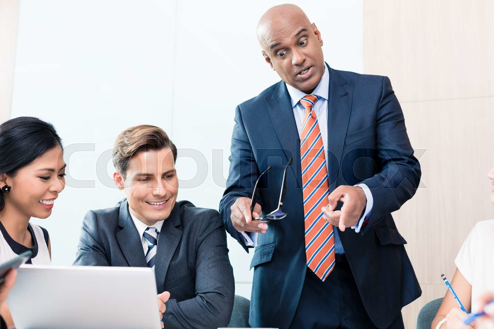 CEO explaining his vision in business meeting | Stock image | Colourbox