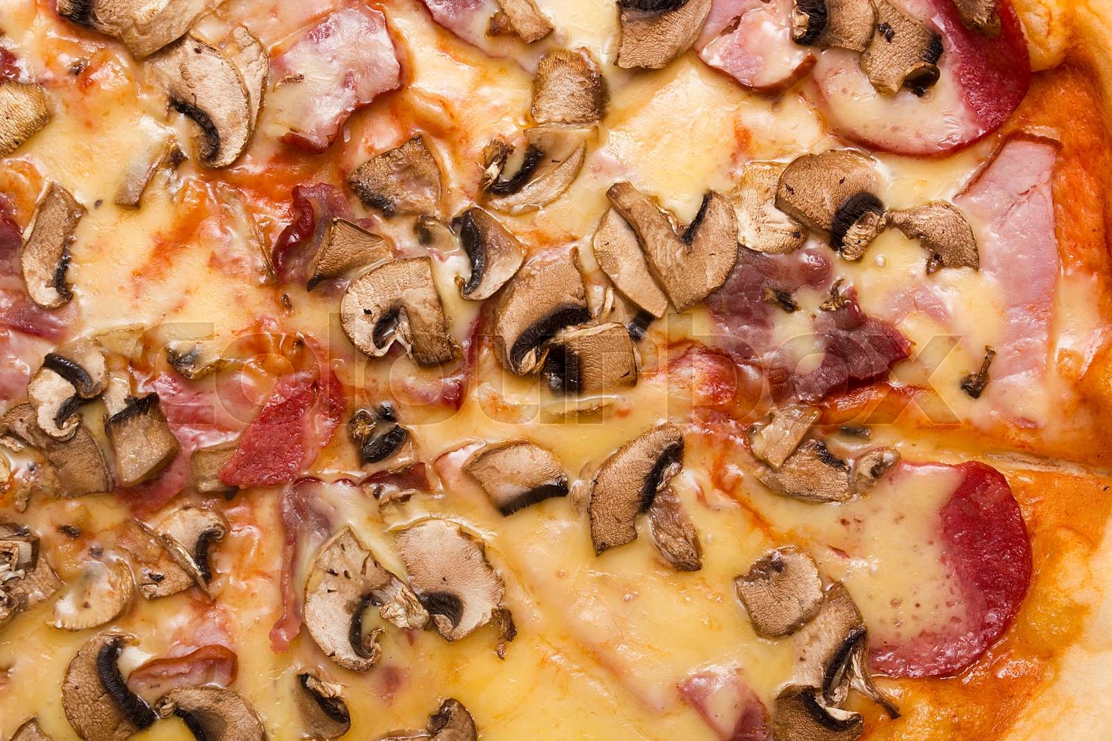 Basic pizza toppings | Stock image | Colourbox