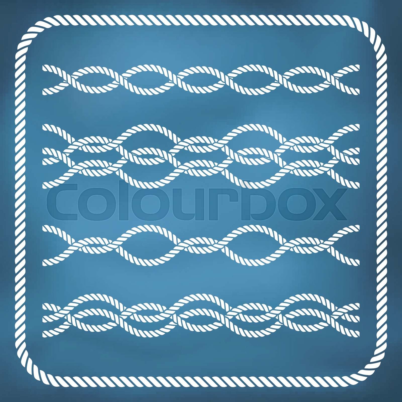 Nautical Rope Borders