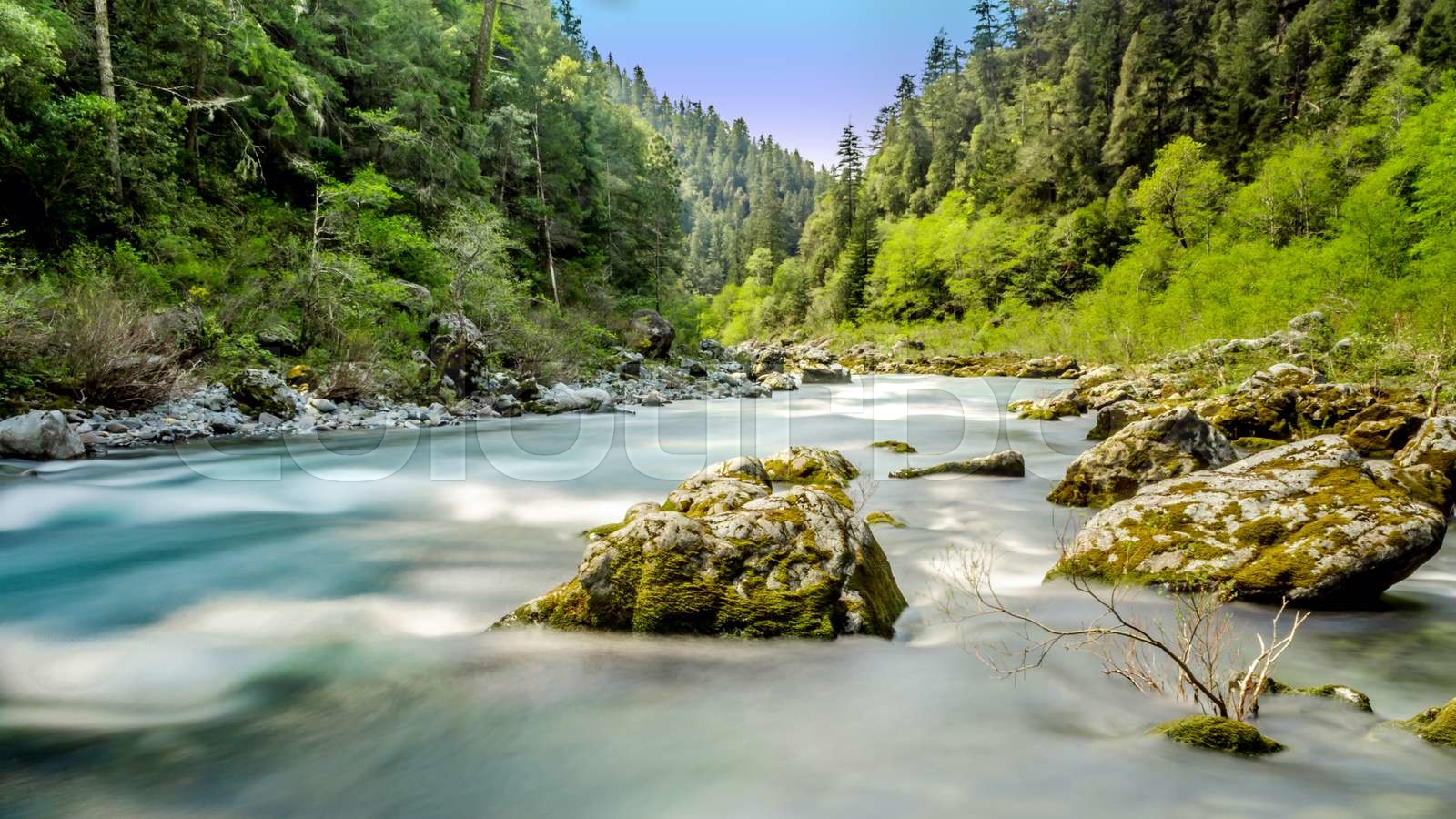 Smith River in Northern California, USA. | Stock image | Colourbox