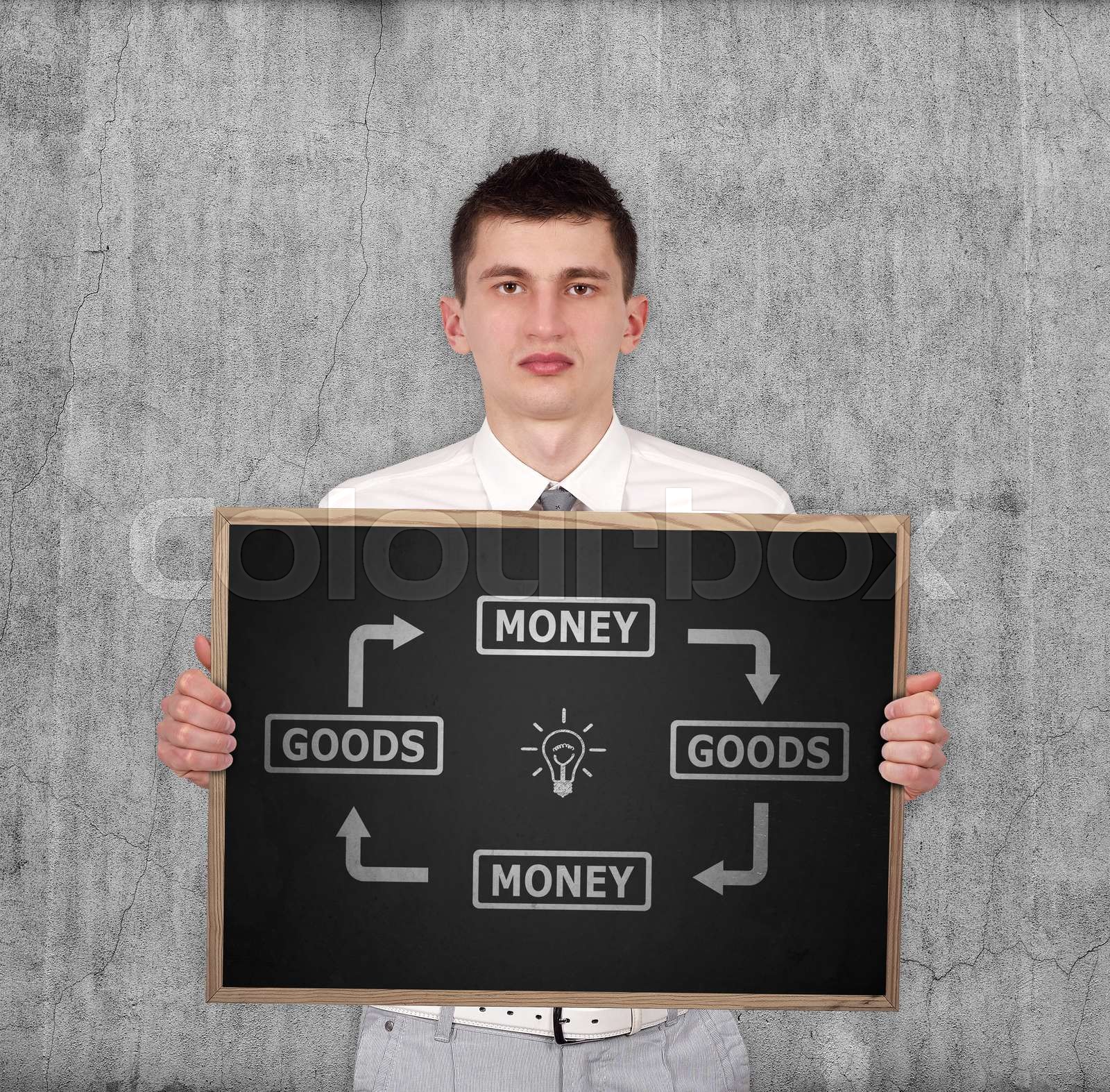 goods and money scheme | Stock image | Colourbox