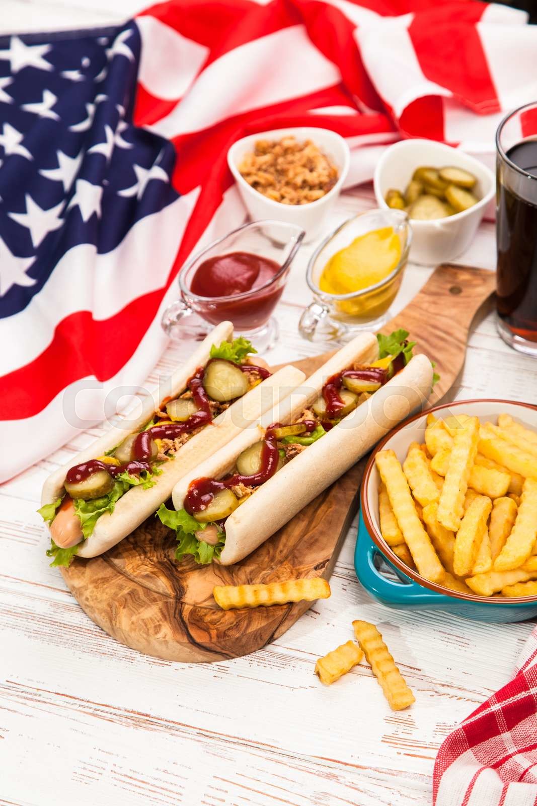 Hot dogs | Stock image | Colourbox