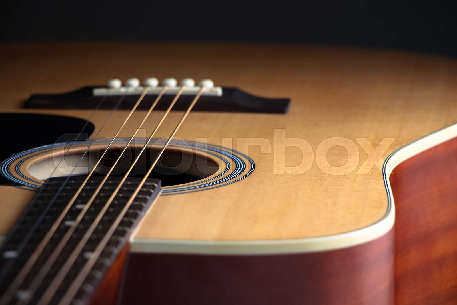 Acoustic guitar | Stock image | Colourbox