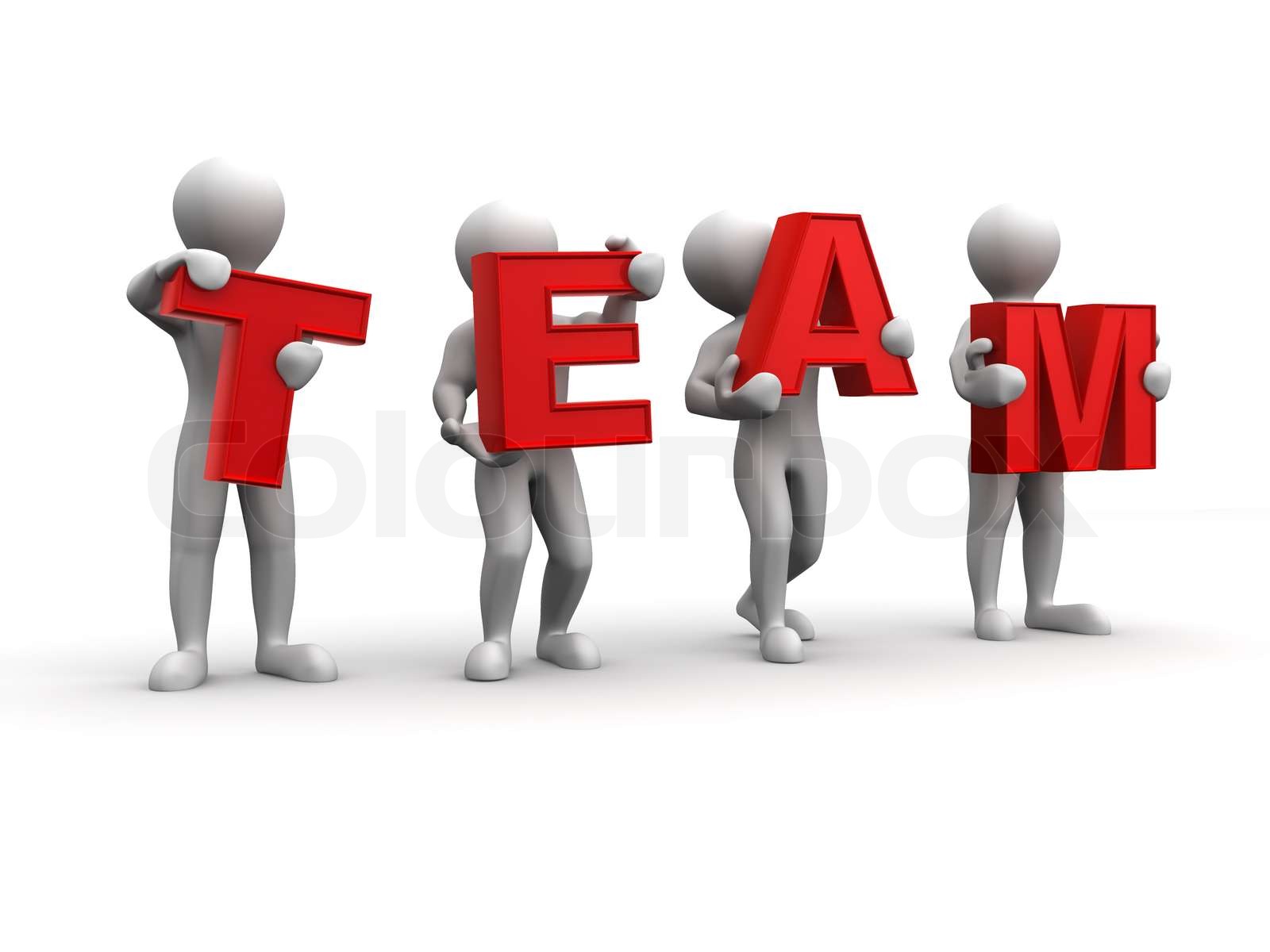 Team. 3d | Stock image | Colourbox