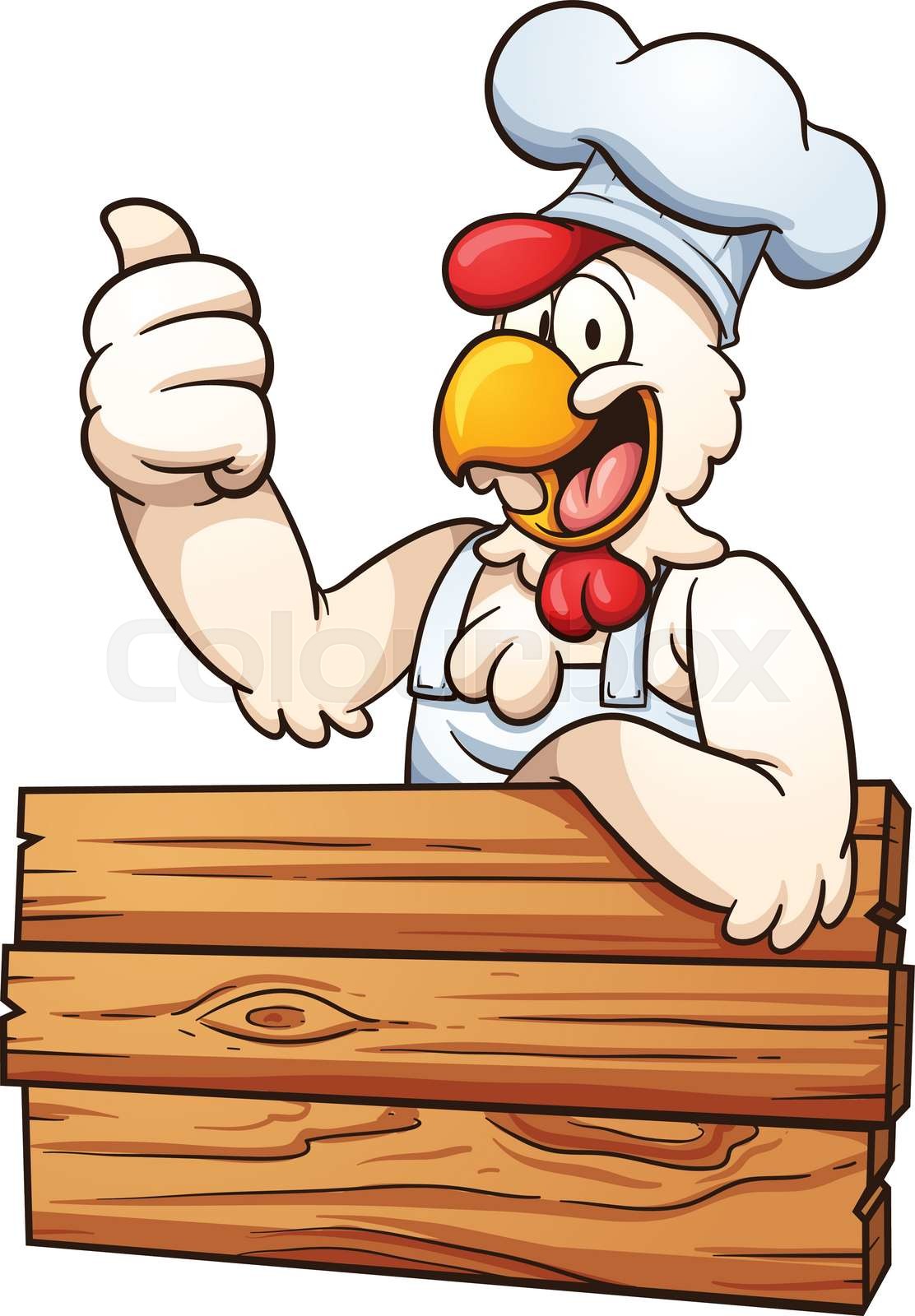 Chicken chef | Stock vector | Colourbox