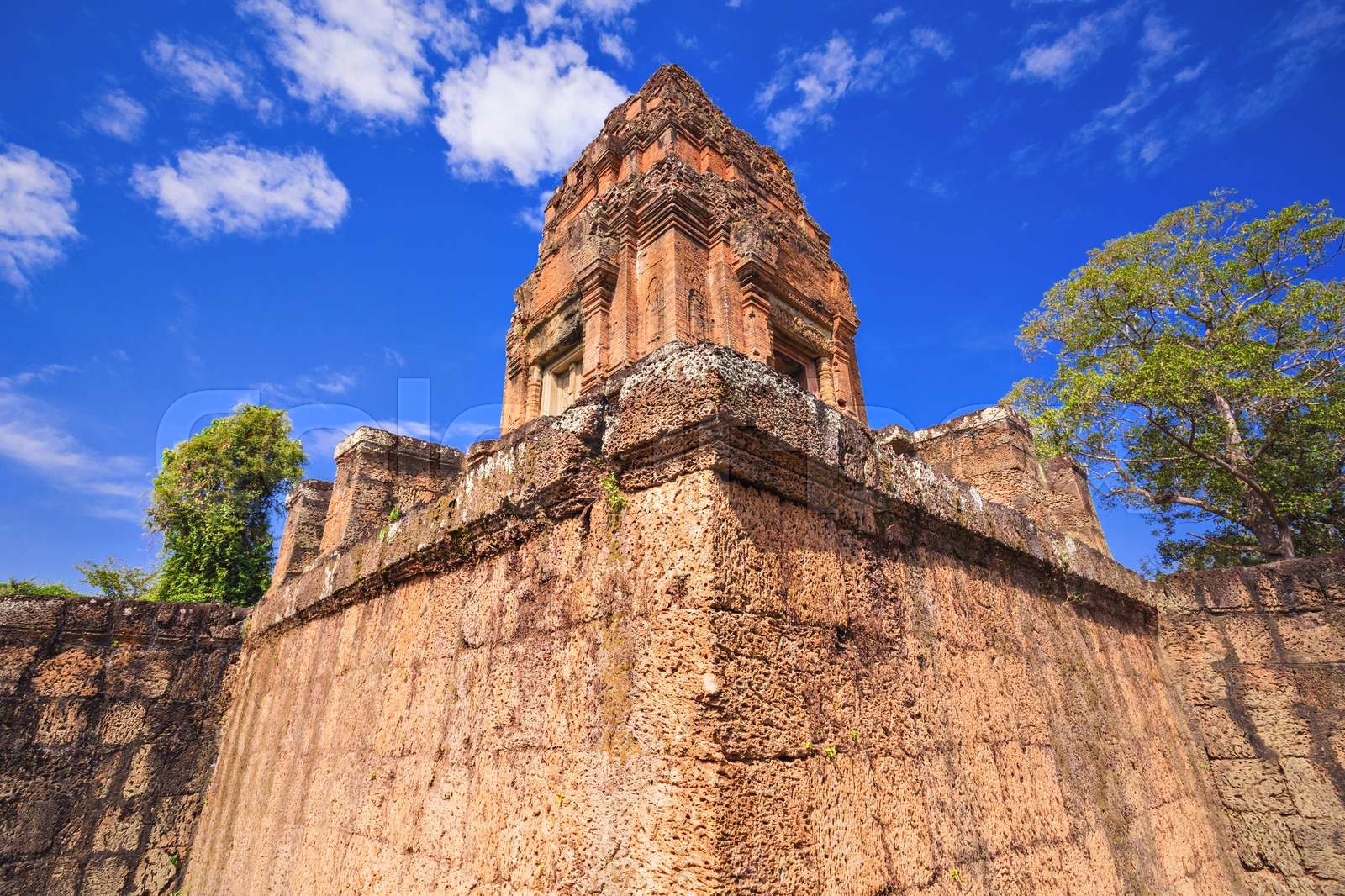Baksei Chamkrong, 10th century Hindu temple, part of Angkor Wat complex ...