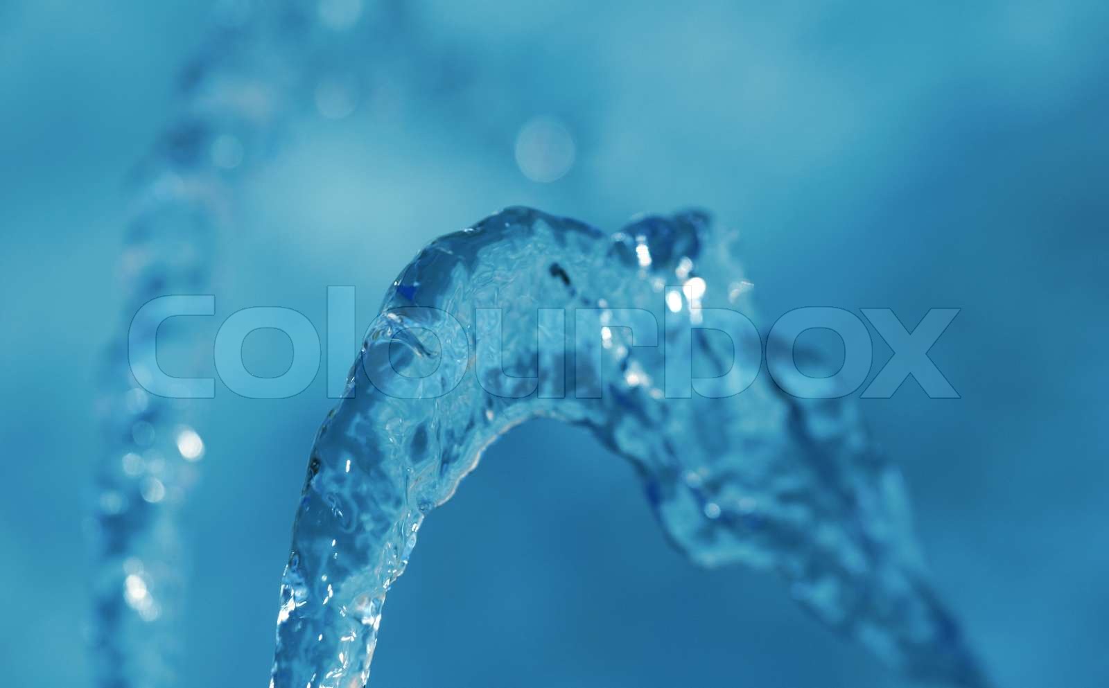 water in the air flowing from a spring | Stock image | Colourbox